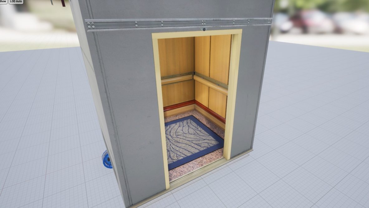 Two Elevator Systems (Glass Framed/Enclosed) 5.5 VIP - Unreal