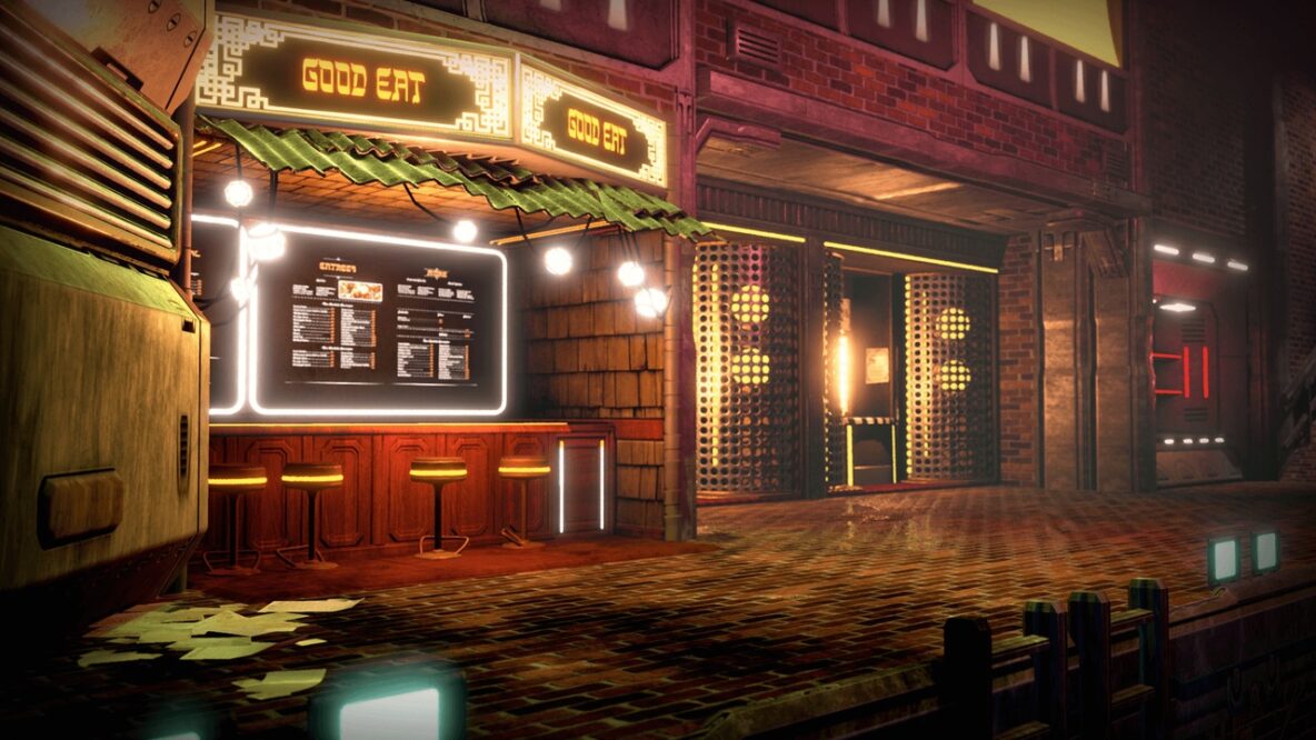 Cyberpunk Alley Storefronts Pack 5.0 - Unreal