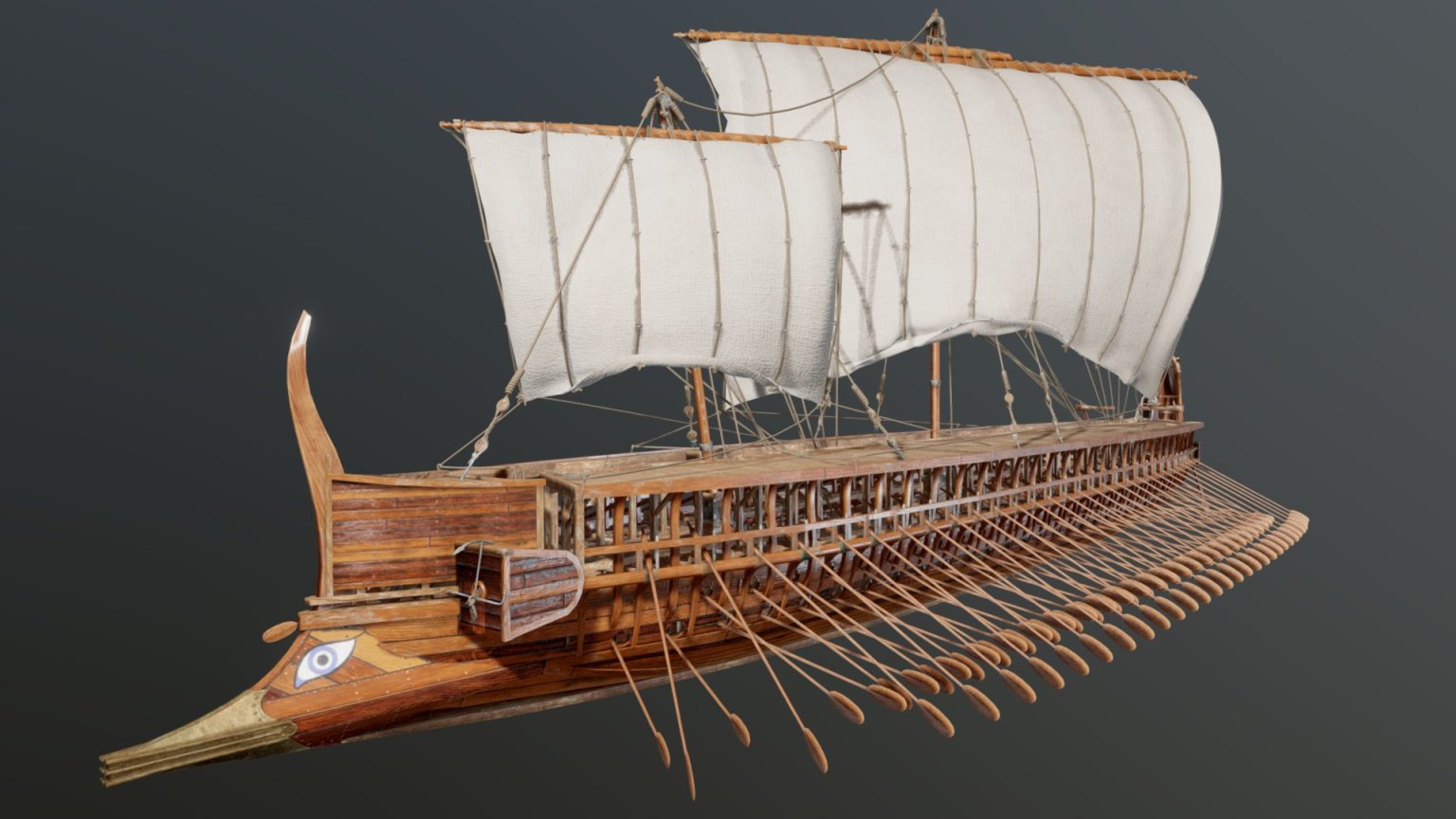 Greek Trireme | Ancient boat (interior and exterior) 5.4 VIP - Unreal