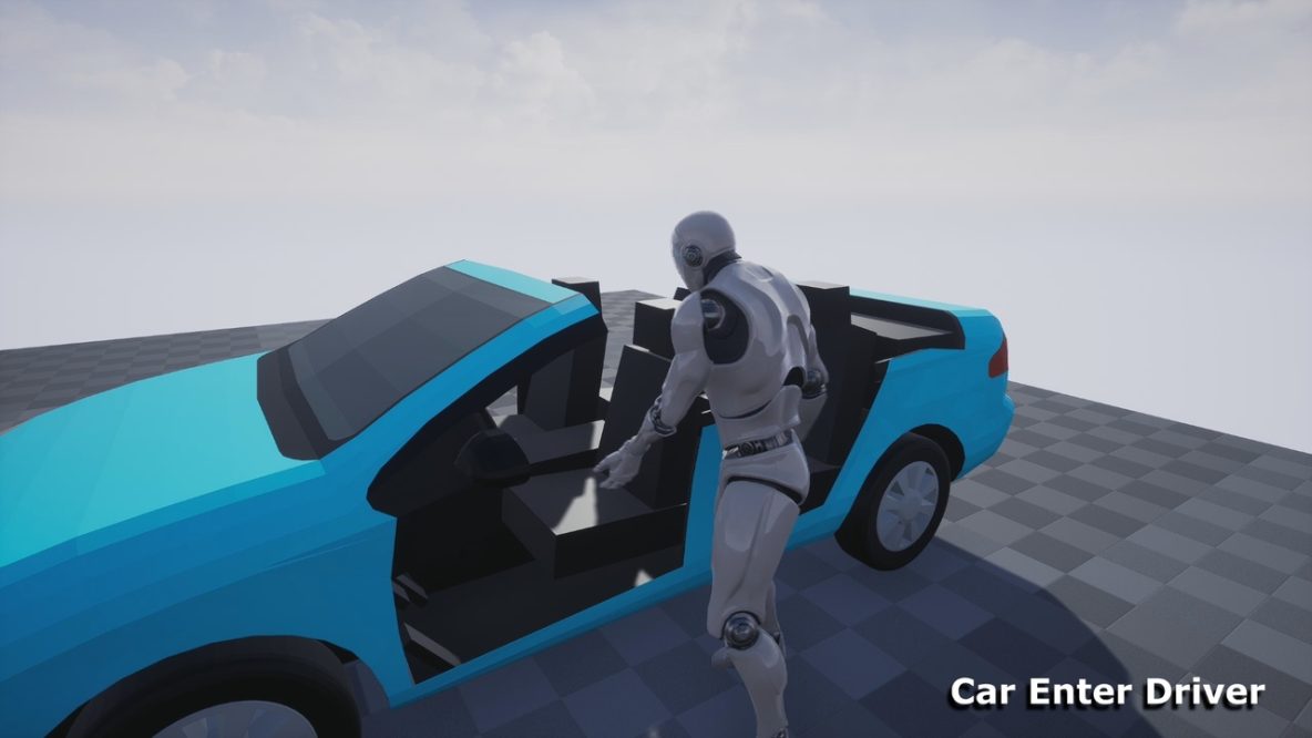 Car Interact Animations VOL. 1 5.4 - Unreal