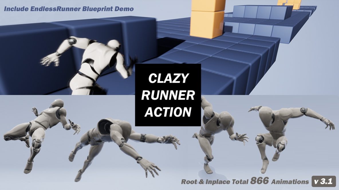 CLazy Runner Action Pack 5.3 VIP - Unreal