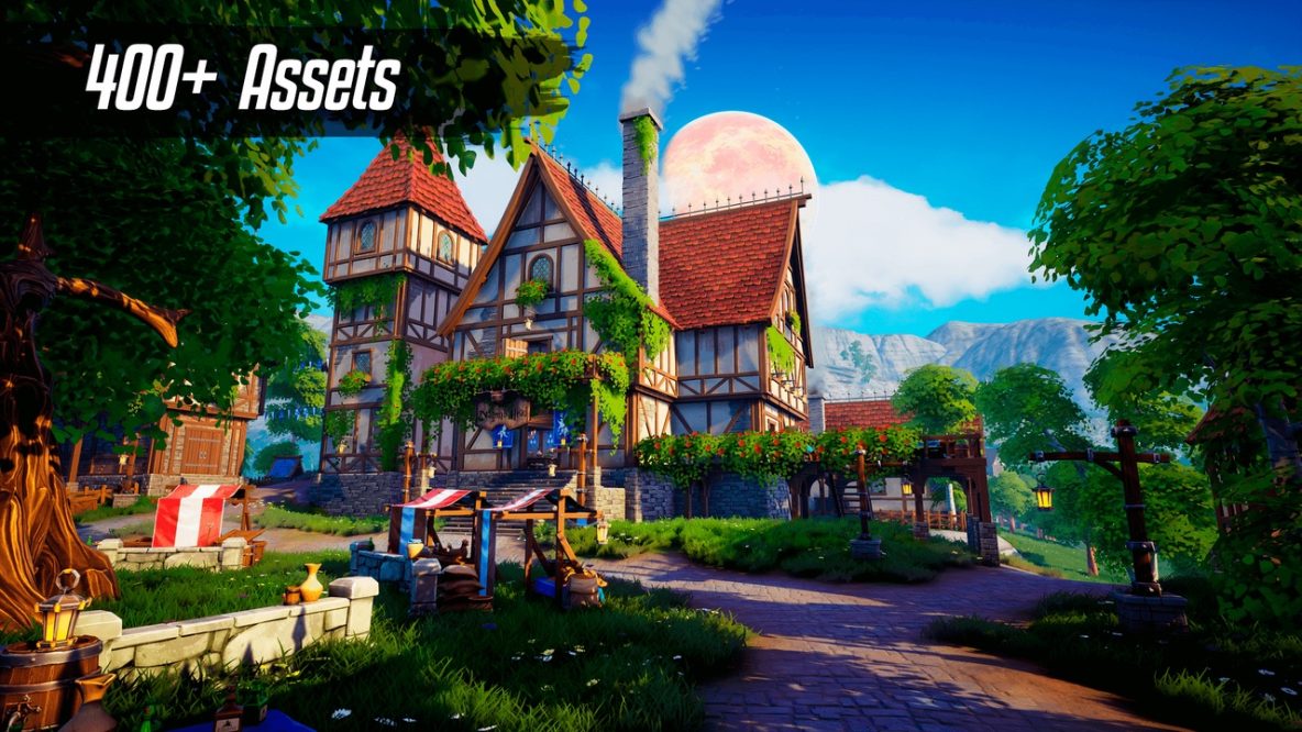 Stylized Village – Modular Stylized Fantasy Village Environment 5.4 VIP ...