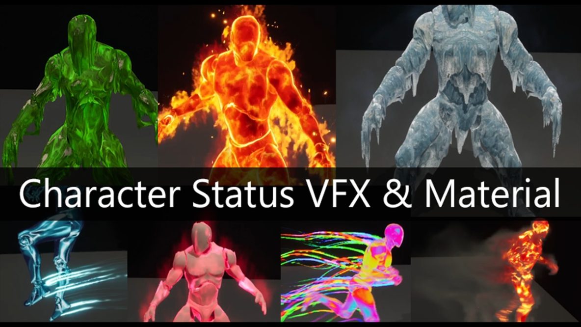 Character VFX Material ( Support Overlay Material ) 5.0 - Unreal