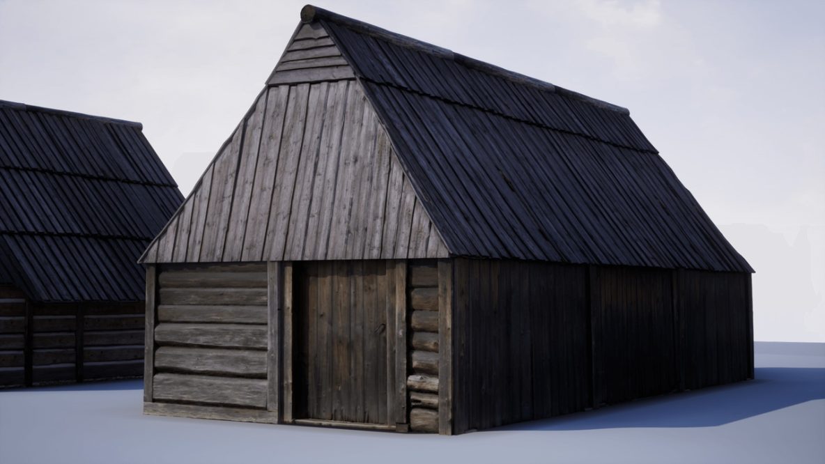 WOODEN MODULAR HOUSE PROPS 5.0 VIP - Unreal