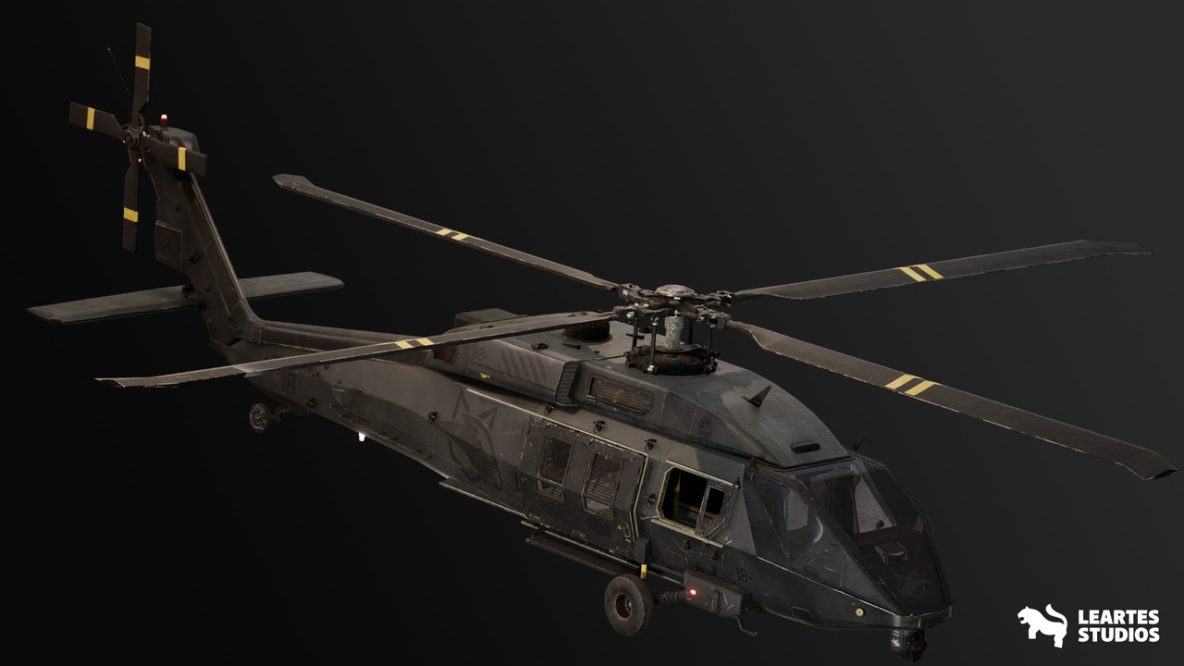 Military Helicopter – Rigged/BP Controllable w/skins ( Military ...
