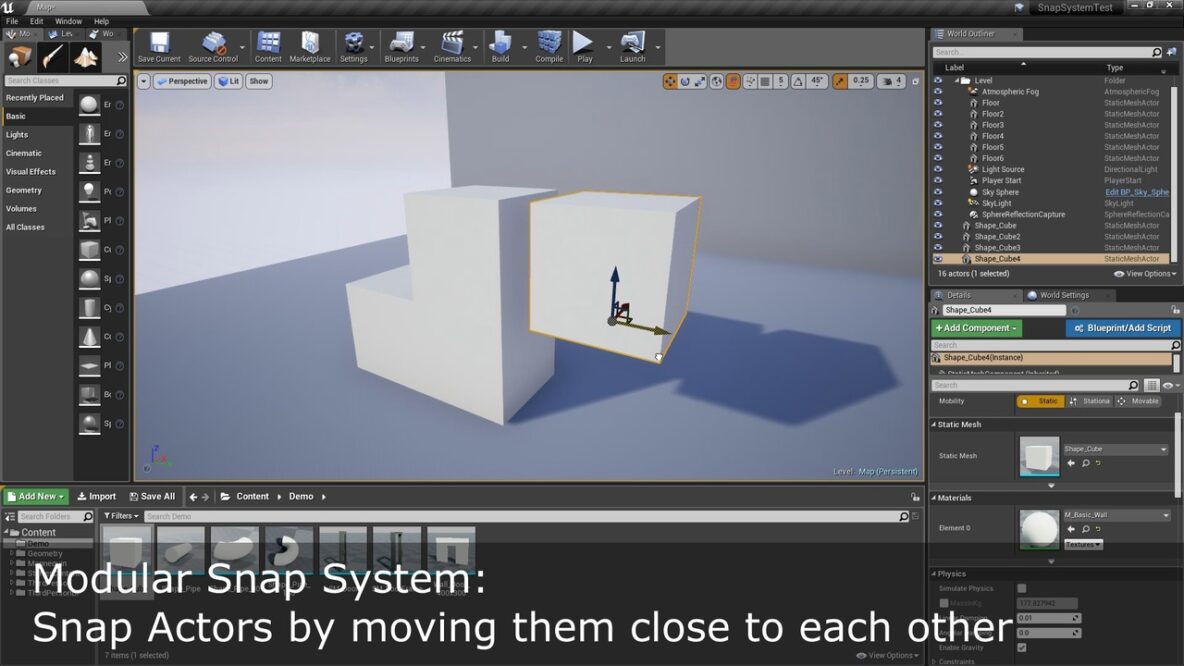 Modular Snap System 5.1 - Unreal