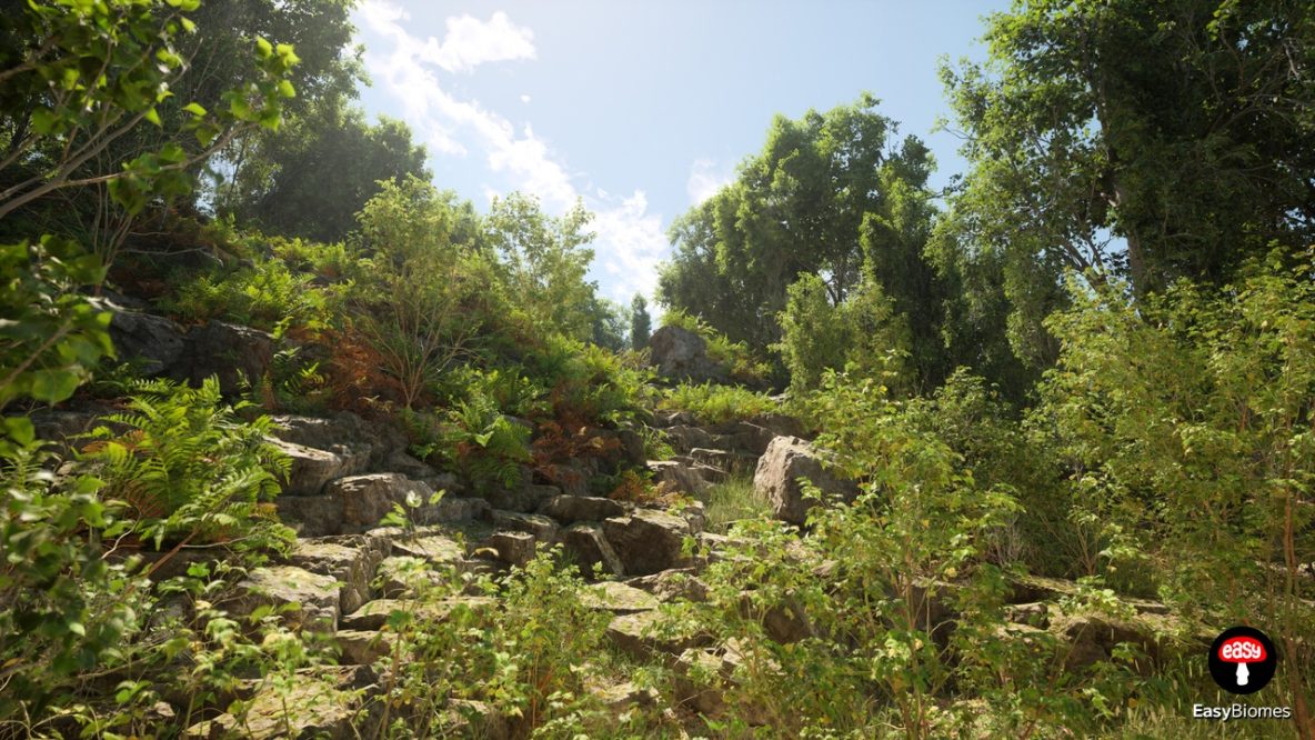 PCG Biome: Forest Poplar (Interactive Foliage, Trees, Wind System, Nature) 5.4 VIP - Unreal