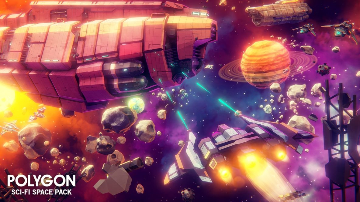 POLYGON – Sci-Fi Space – Low Poly Modular Space Game Assets 5.3 VIP ...