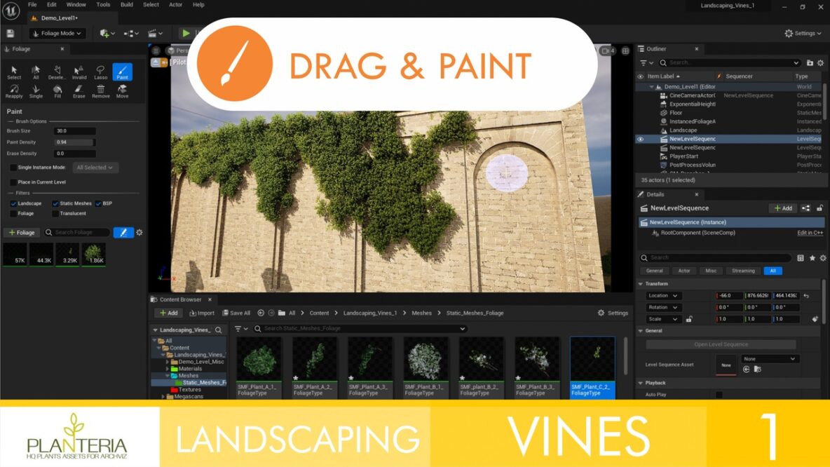 Landscaping Vines 1 5.2 VIP - Unreal