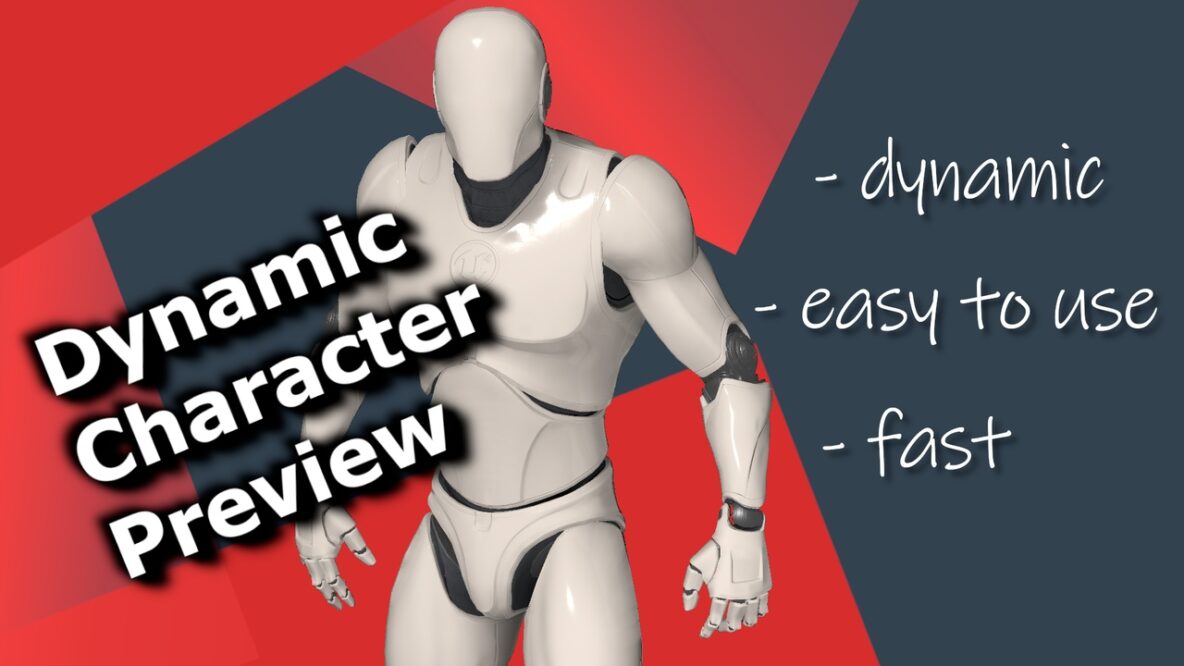 Dynamic Character Preview 5.0 - Unreal