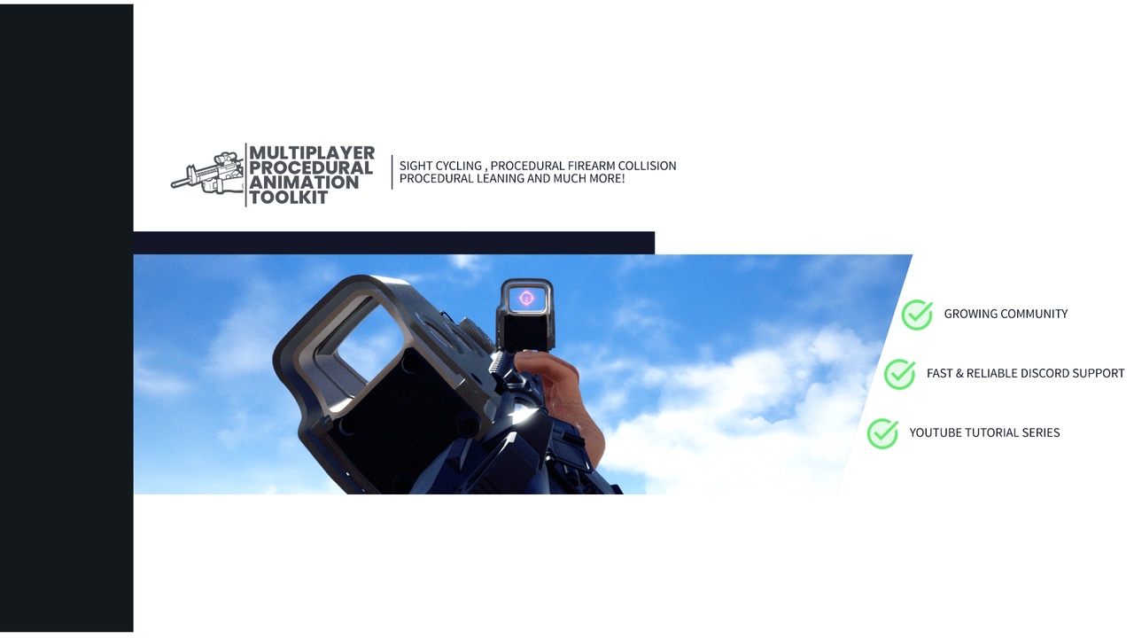 Multiplayer FPS Procedural Animation Toolkit 5.0 VIP - Unreal