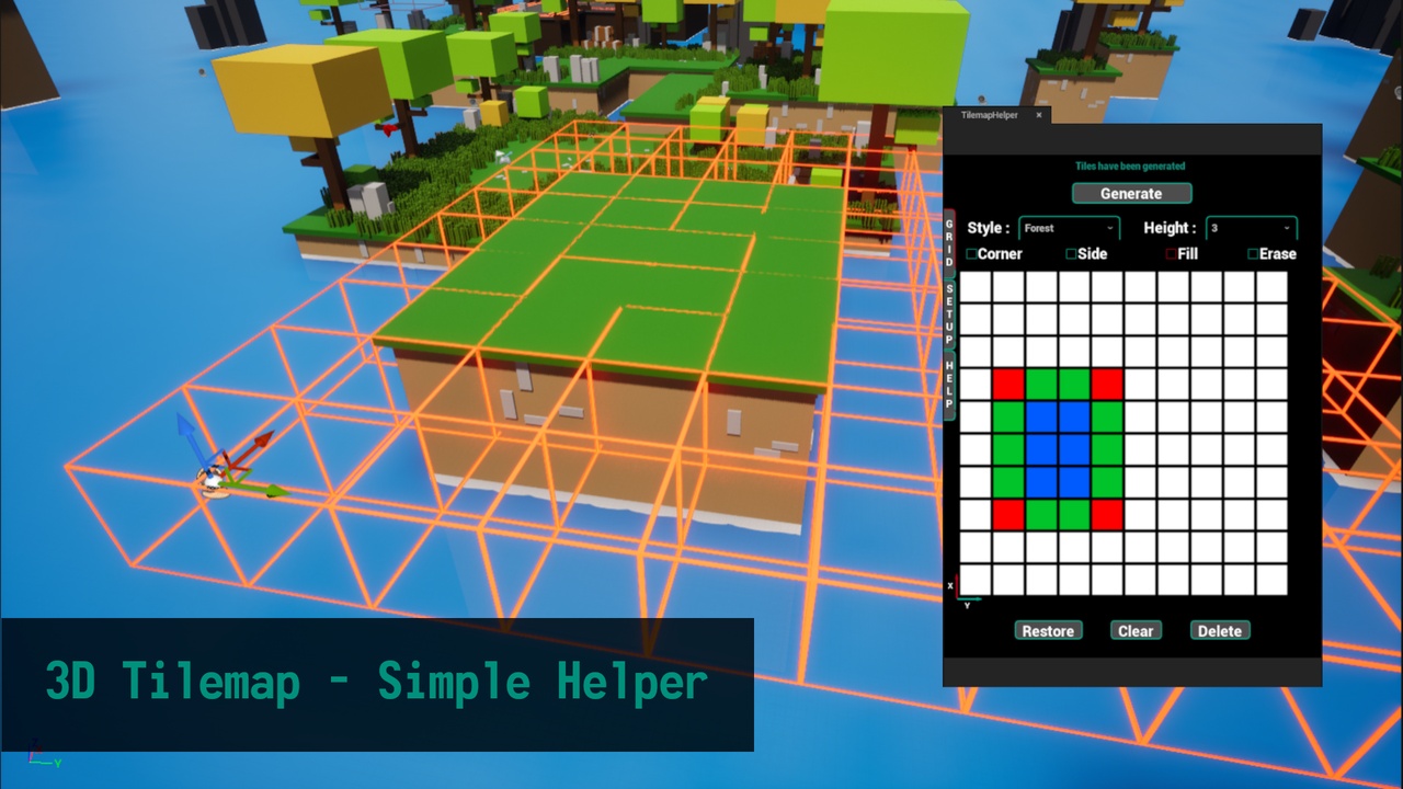3D Tilemap – Simple Helper 5.3 - Unreal