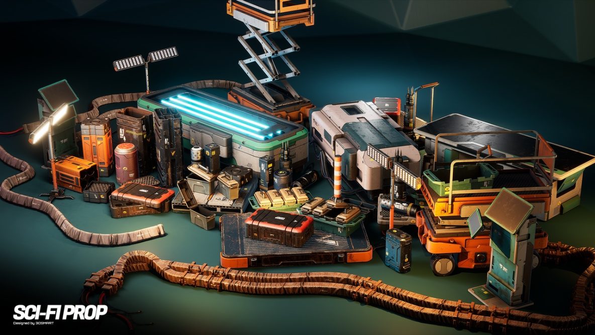 Sci-Fi Props Vol01 5.6 - Unreal