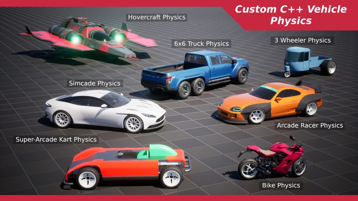 R-Tune Vehicle Physics 2.0 – Vehicle System for Games & Animation 5.6 ...