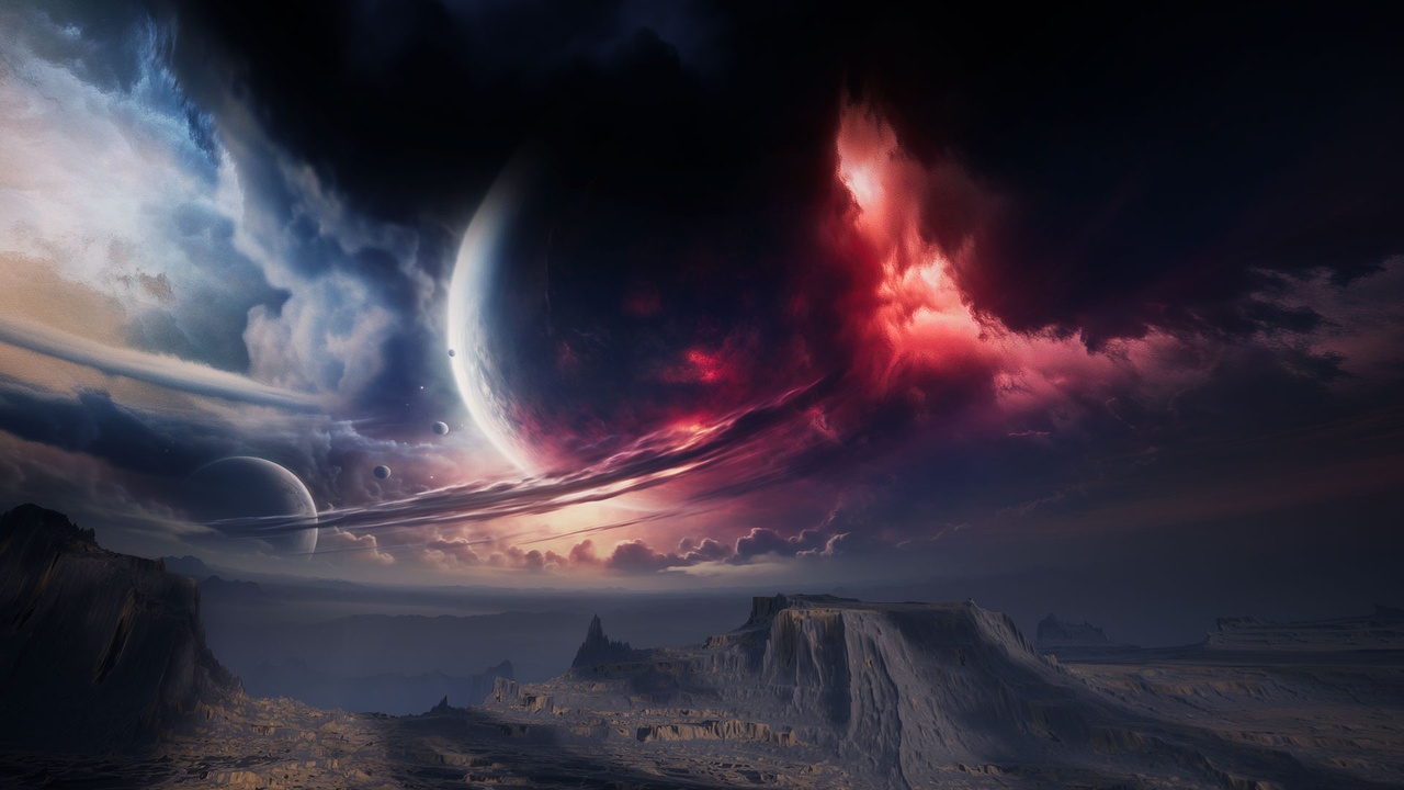 Matte Painting Skybox Pack: Sci Fi Skies 5.6 - Unreal