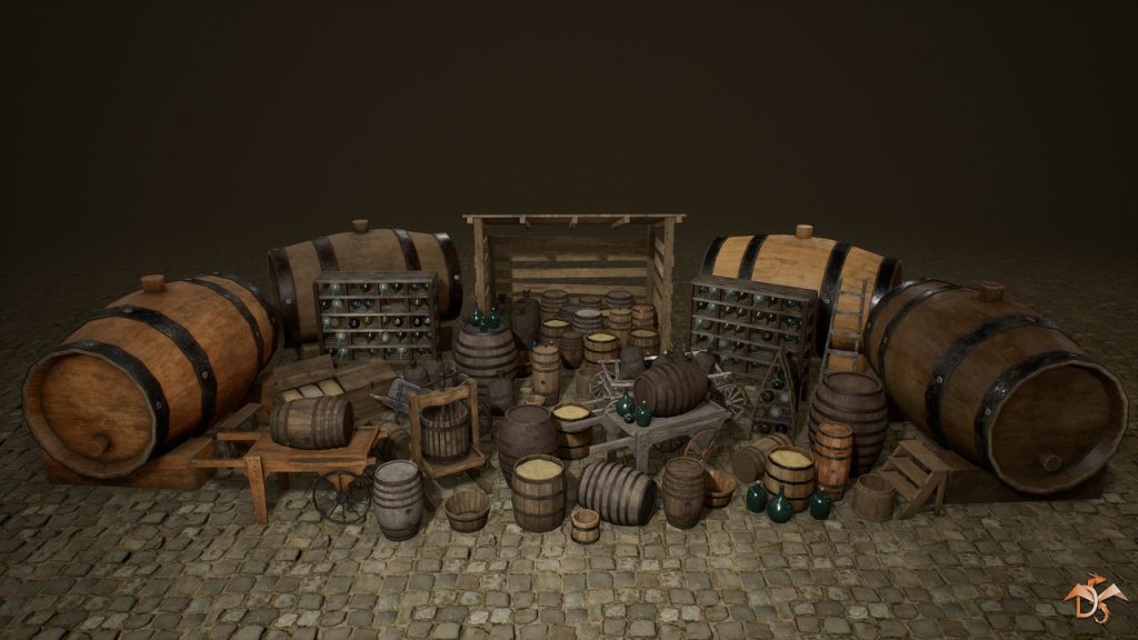 Medieval Props: Cellar 5.7 - Unreal