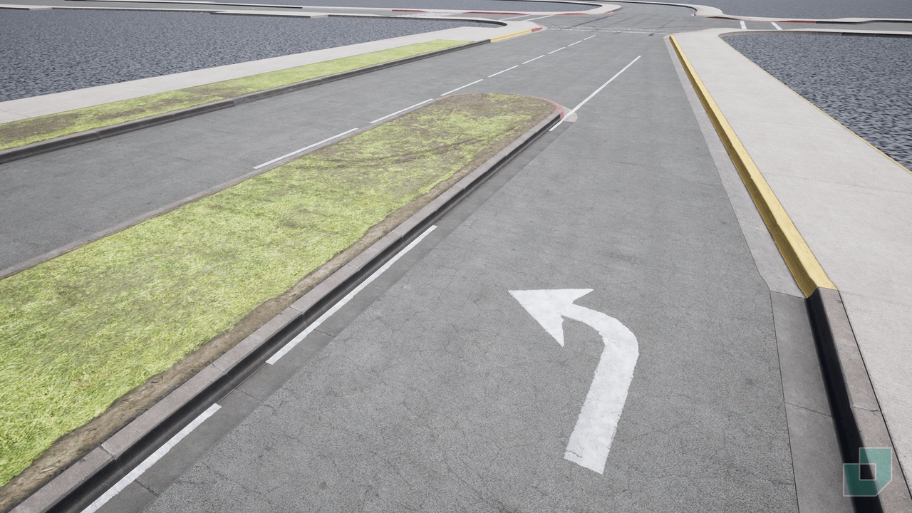 Modular Roads Pack 5.6 - Unreal