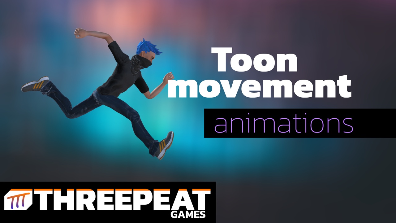 Toon Movement Animation Set 5.6 VIP - Unreal