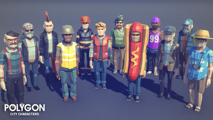 POLYGON City Characters 5.3 - Unreal